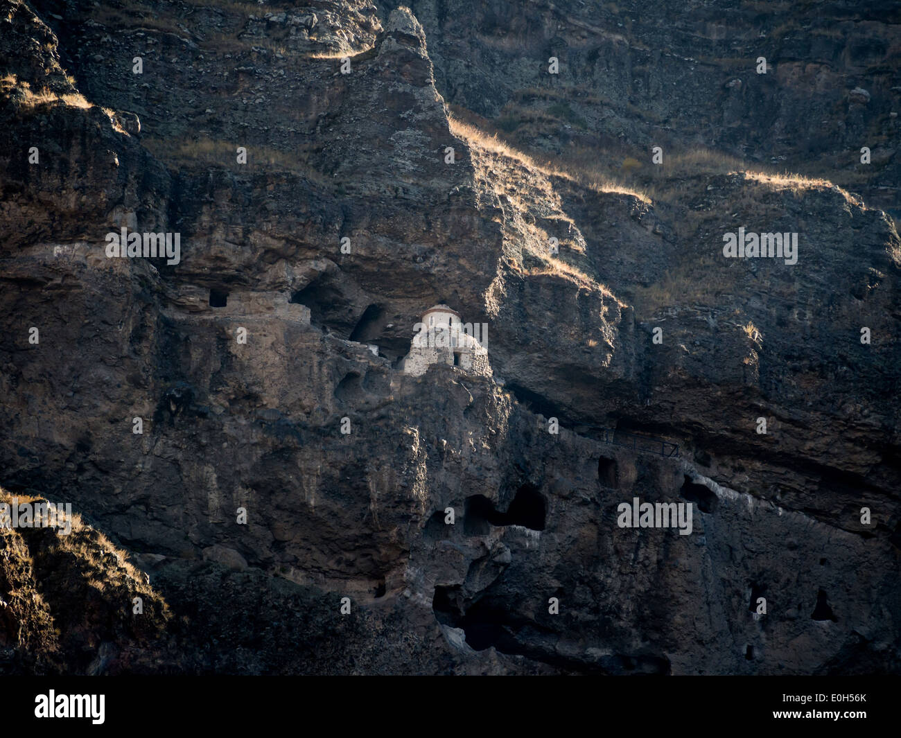 The chapel of the Vanis Kvabebi cave monastery in Samtskhe-Javakheti ...