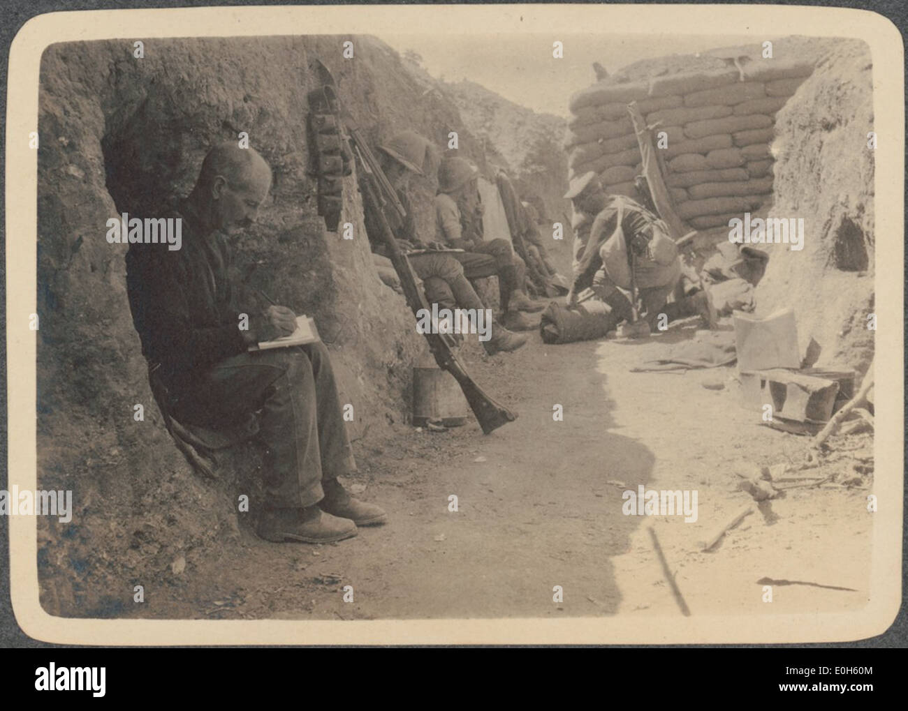 Writing in the trenches hi-res stock photography and images - Alamy