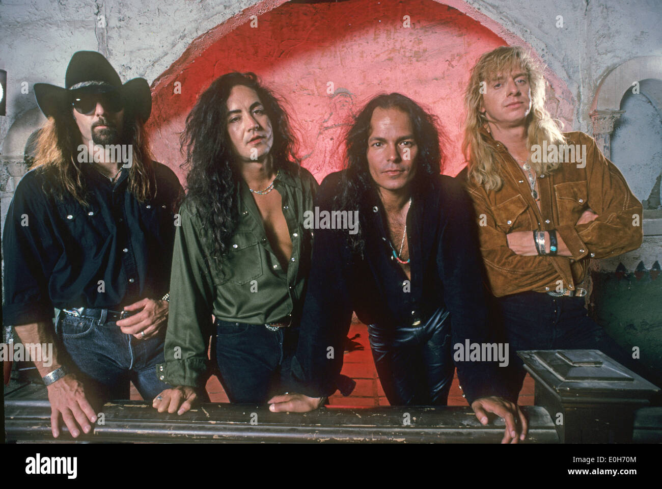 BADLANDS American hard rock group about 1989. Photo Jeffrey Mayer Stock ...