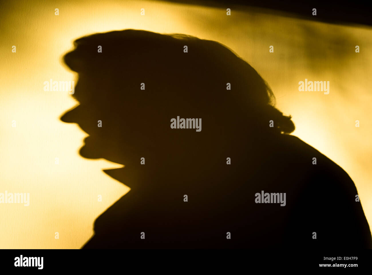 Black woman profile shadow hi-res stock photography and images - Alamy