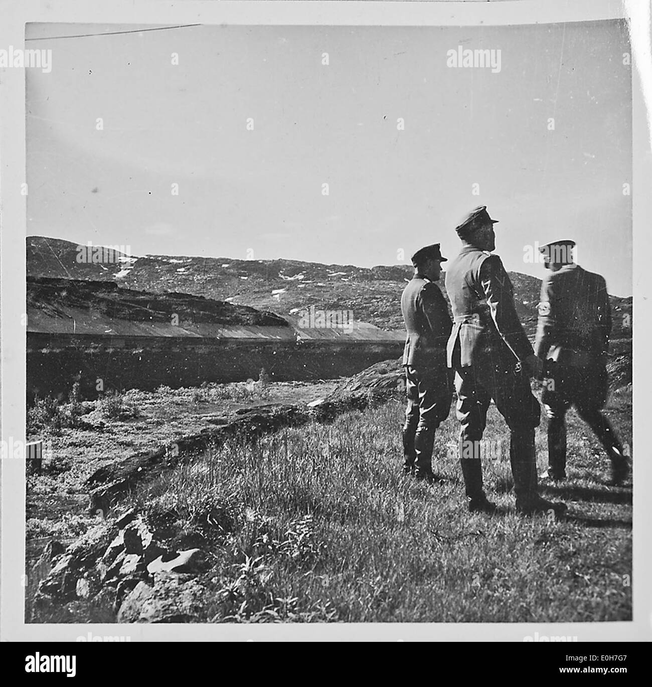 This image depicts a battalion command post during World War II ...