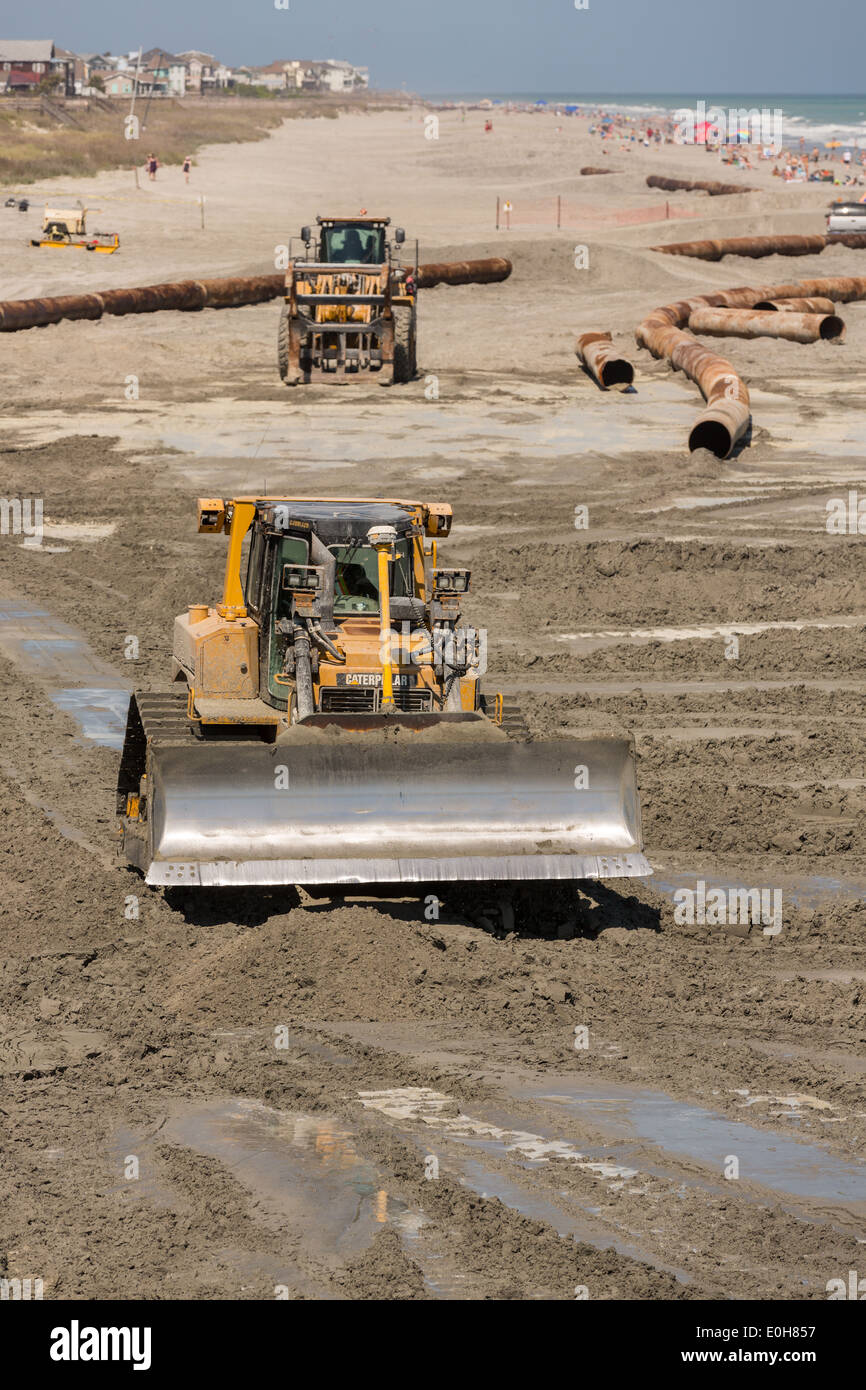 Sc pipeline beach replenishment hi-res stock photography and images - Alamy
