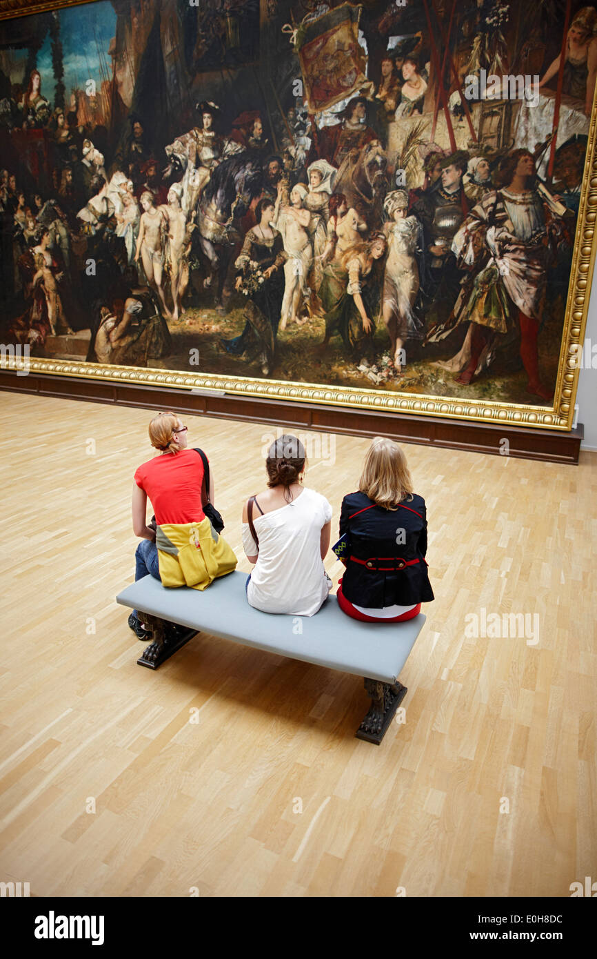 Largest painting in the Hamburger Kunsthalle by Hans Makart in 1878 ...