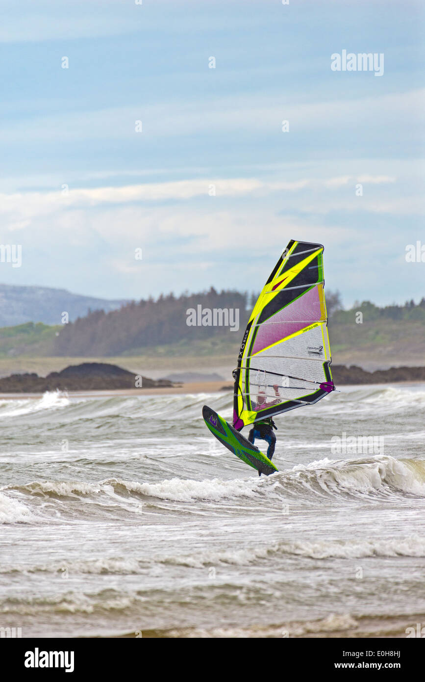 Surfing Rhosneigr Anglesey North Wales Uk Stock Photo - Alamy