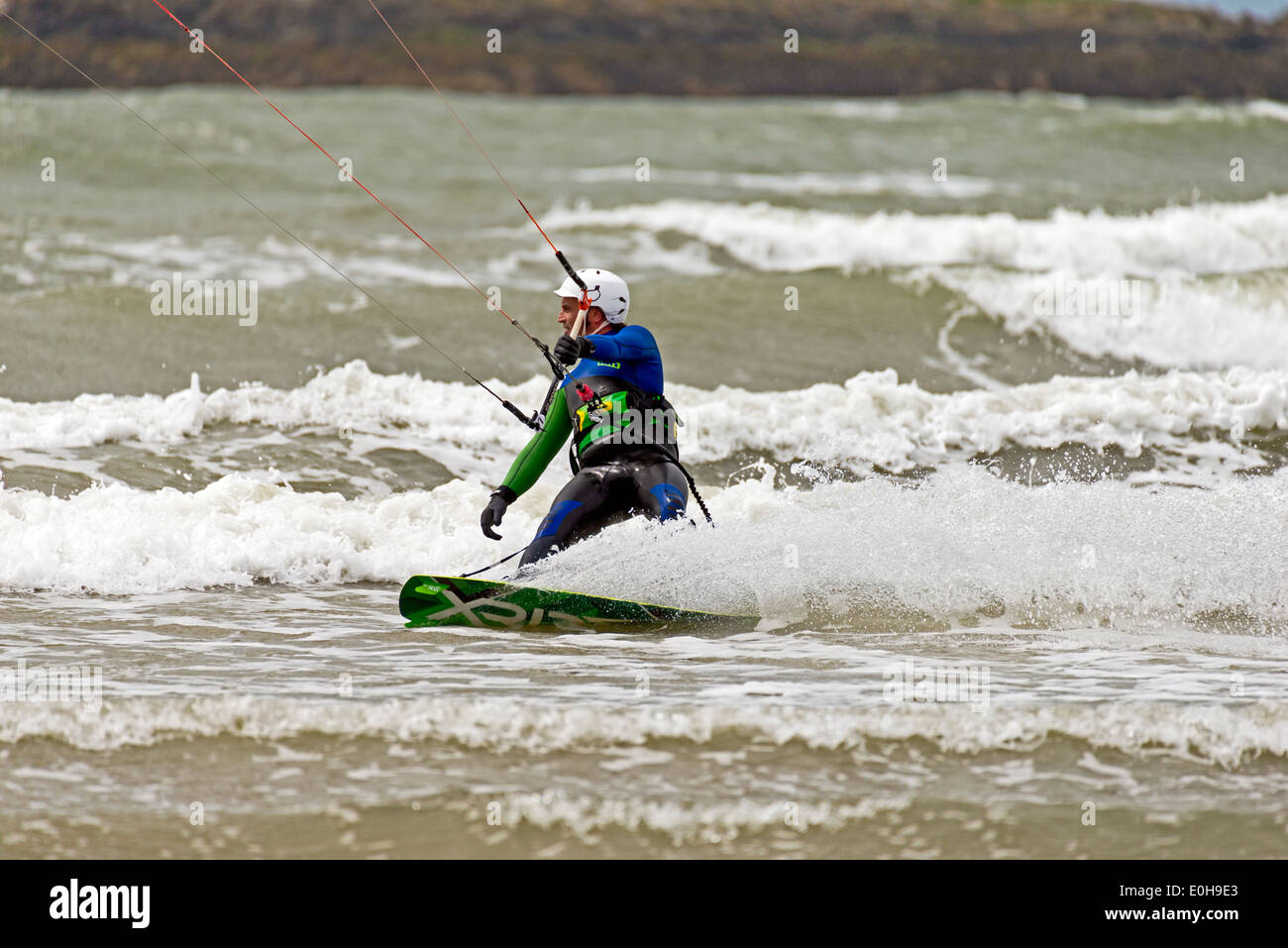 Surfing Rhosneigr Anglesey North Wales Uk Stock Photo - Alamy