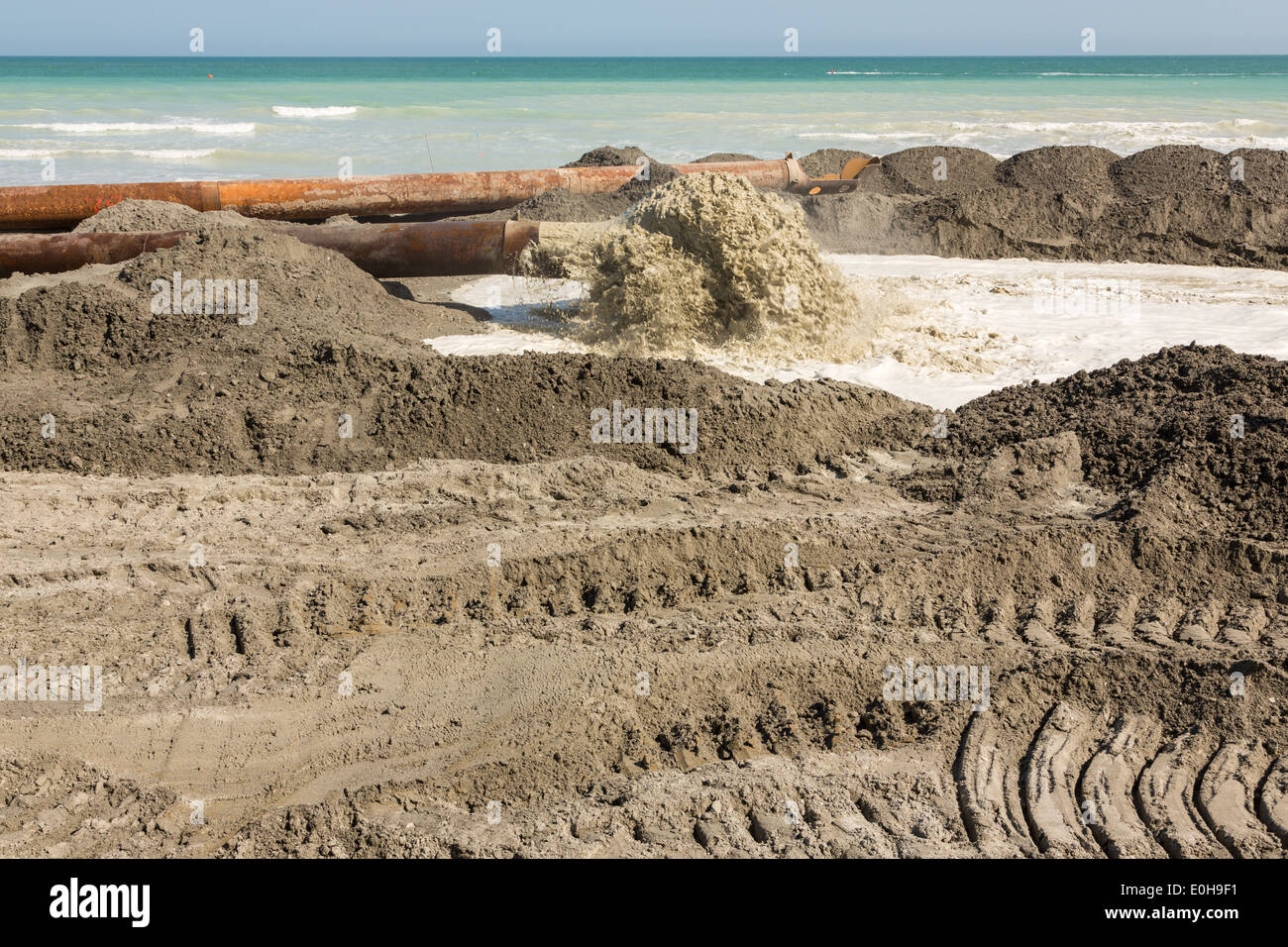 Sand replenishment hi-res stock photography and images - Alamy