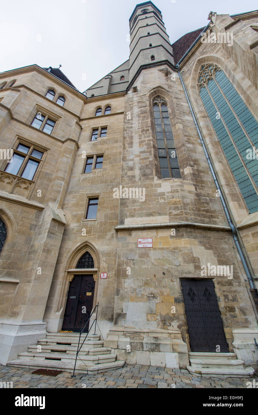Minoritenkirche in Vienna Stock Photo - Alamy