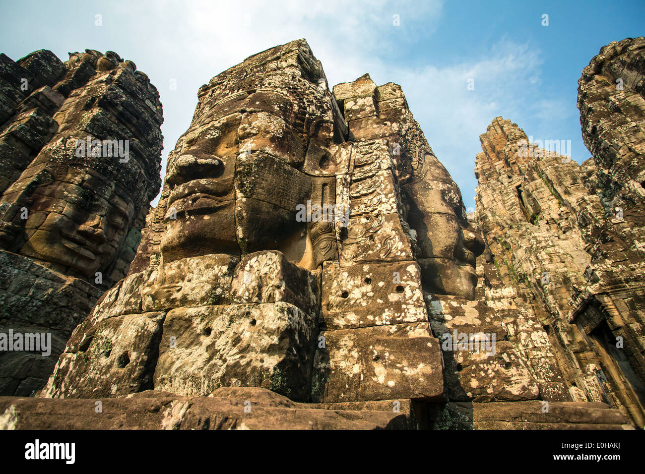 Stone faces temple hi-res stock photography and images - Alamy