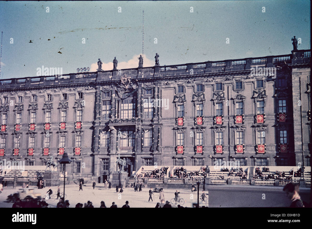 This image from 1937 shows a historical view of Berlin, captured in ...