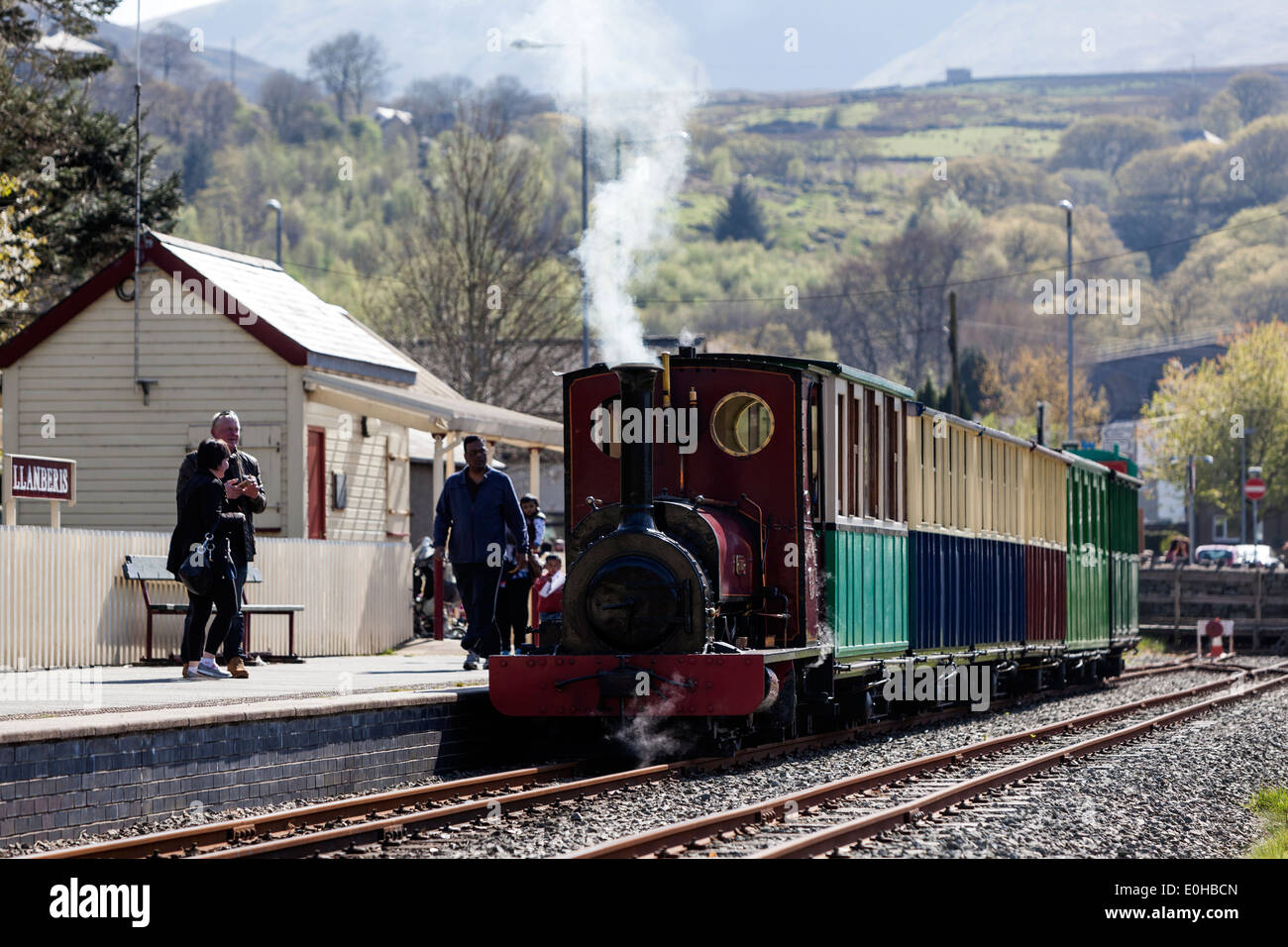 Llanberis Lake Railway steam train Stock Photo - Alamy
