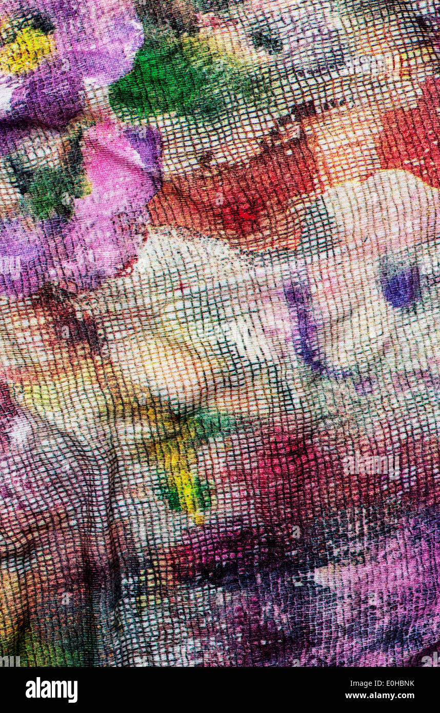 texture painted at home manually textile fabric Stock Photo - Alamy