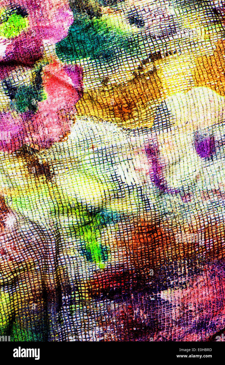 texture painted at home manually textile fabric Stock Photo - Alamy