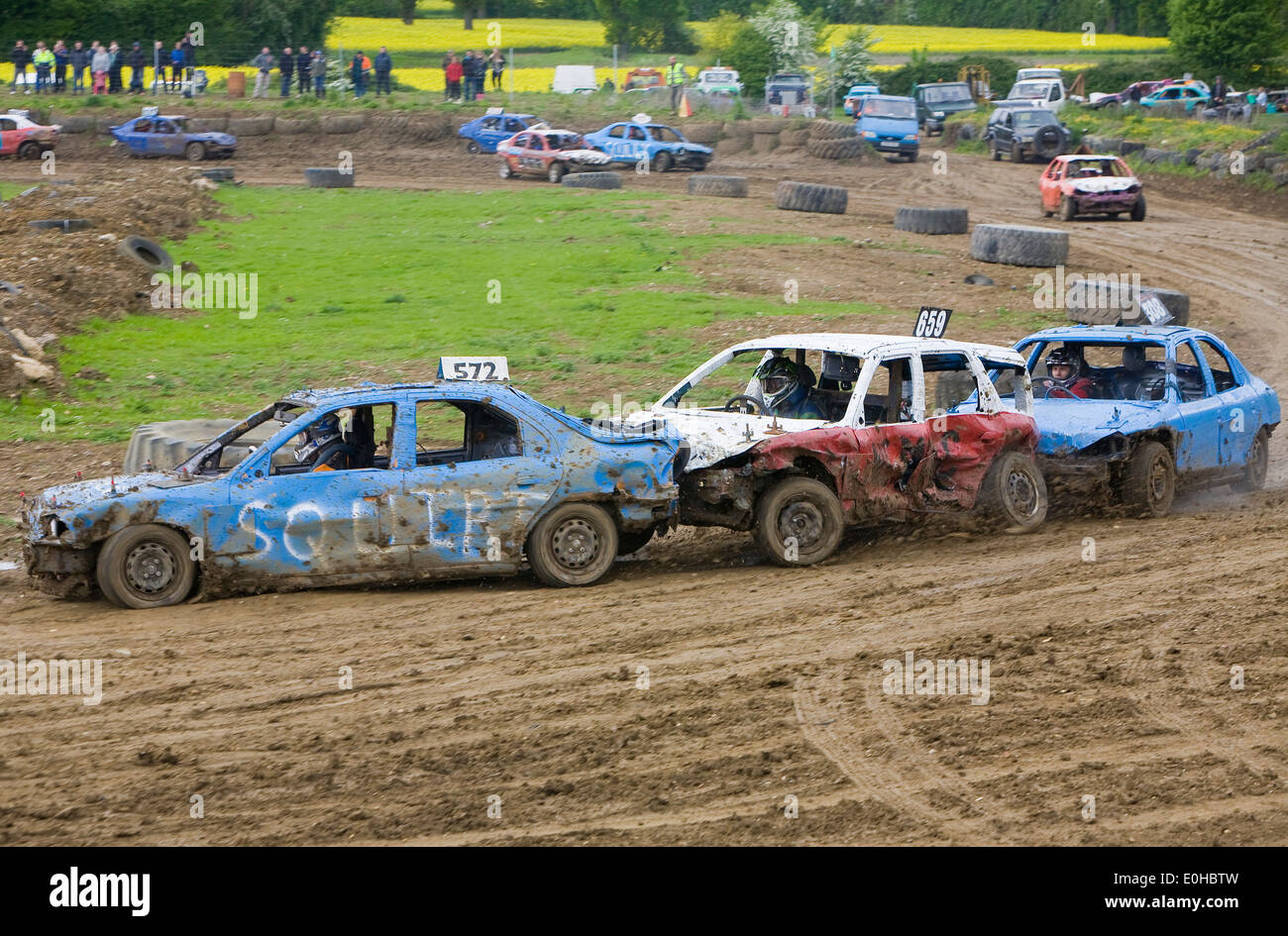 Stansted raceway banger racing hi-res stock photography and images - Alamy