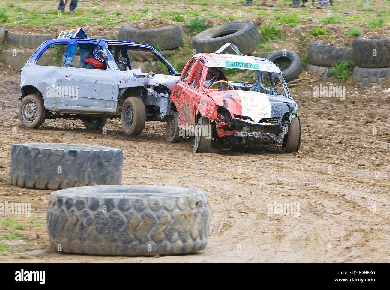 Stansted raceway banger racing hi-res stock photography and images - Alamy