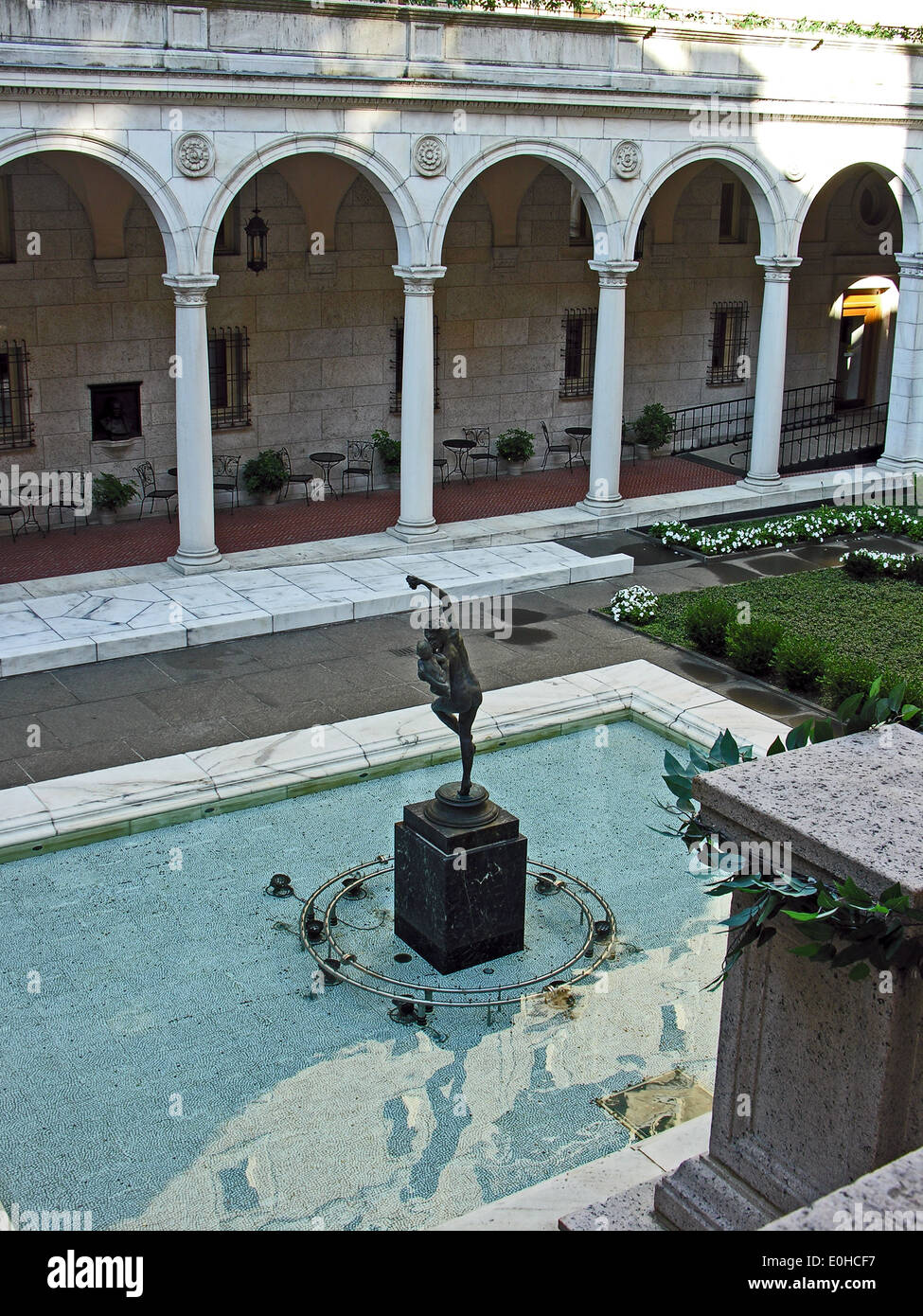 Boston public library statue hi-res stock photography and images - Alamy