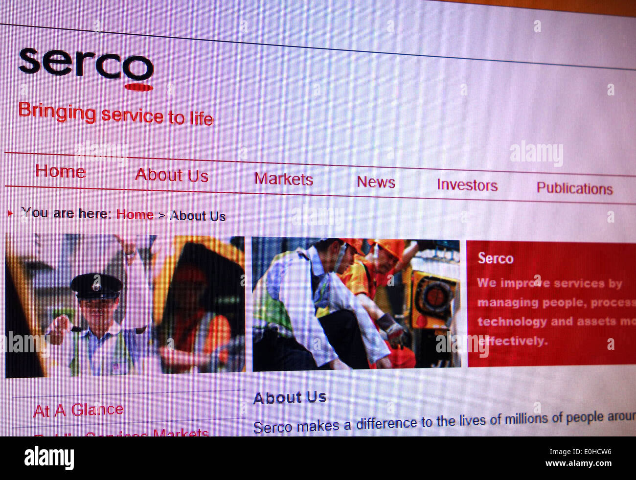 Serco hi-res stock photography and images - Alamy