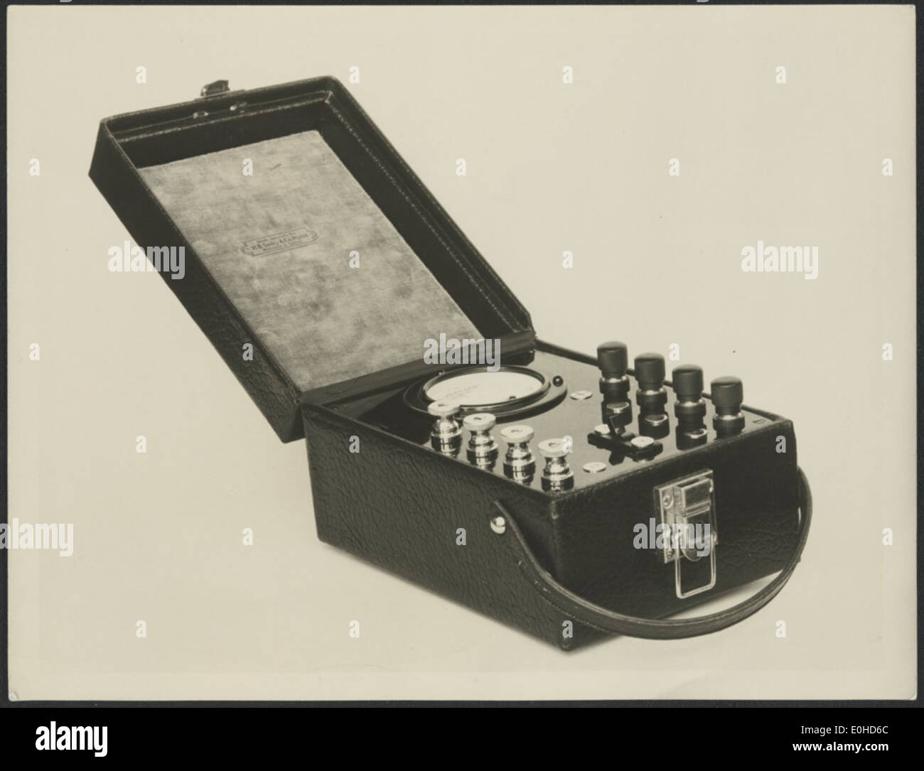 This image features a scientific apparatus from 1939, possibly ...