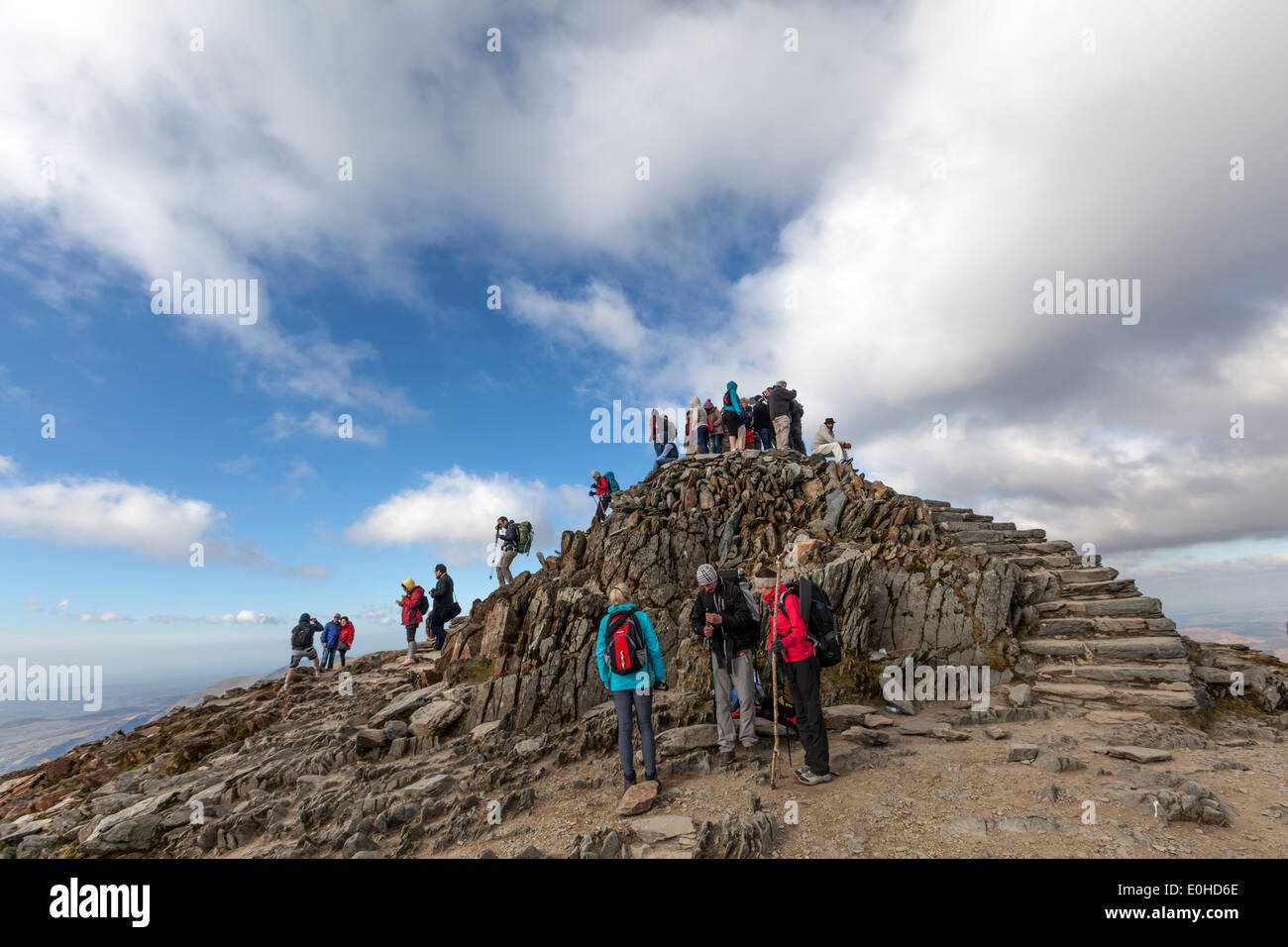 Snowdon Summit High Resolution Stock Photography and Images - Alamy