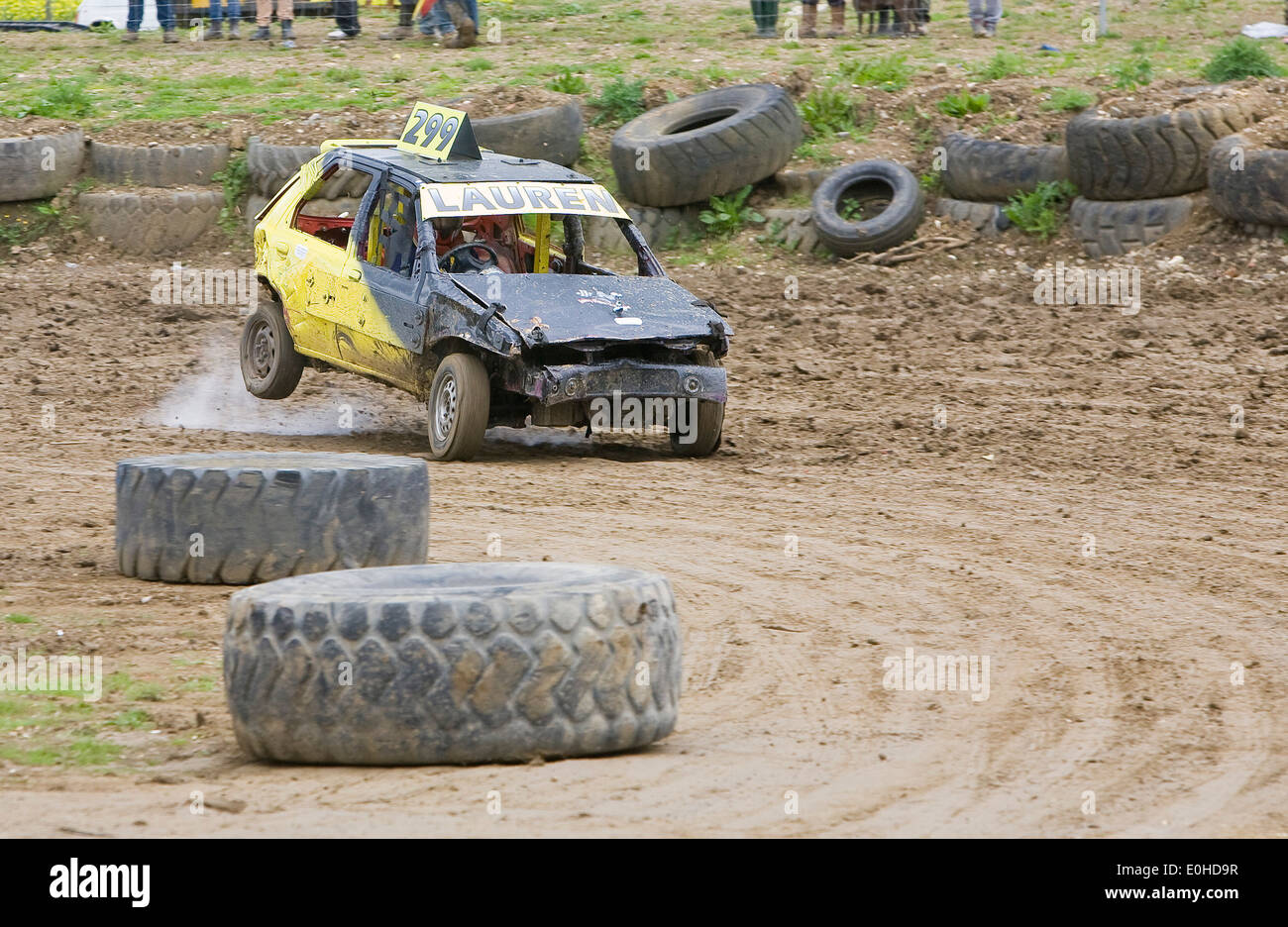 Stansted raceway banger racing hi-res stock photography and images - Alamy
