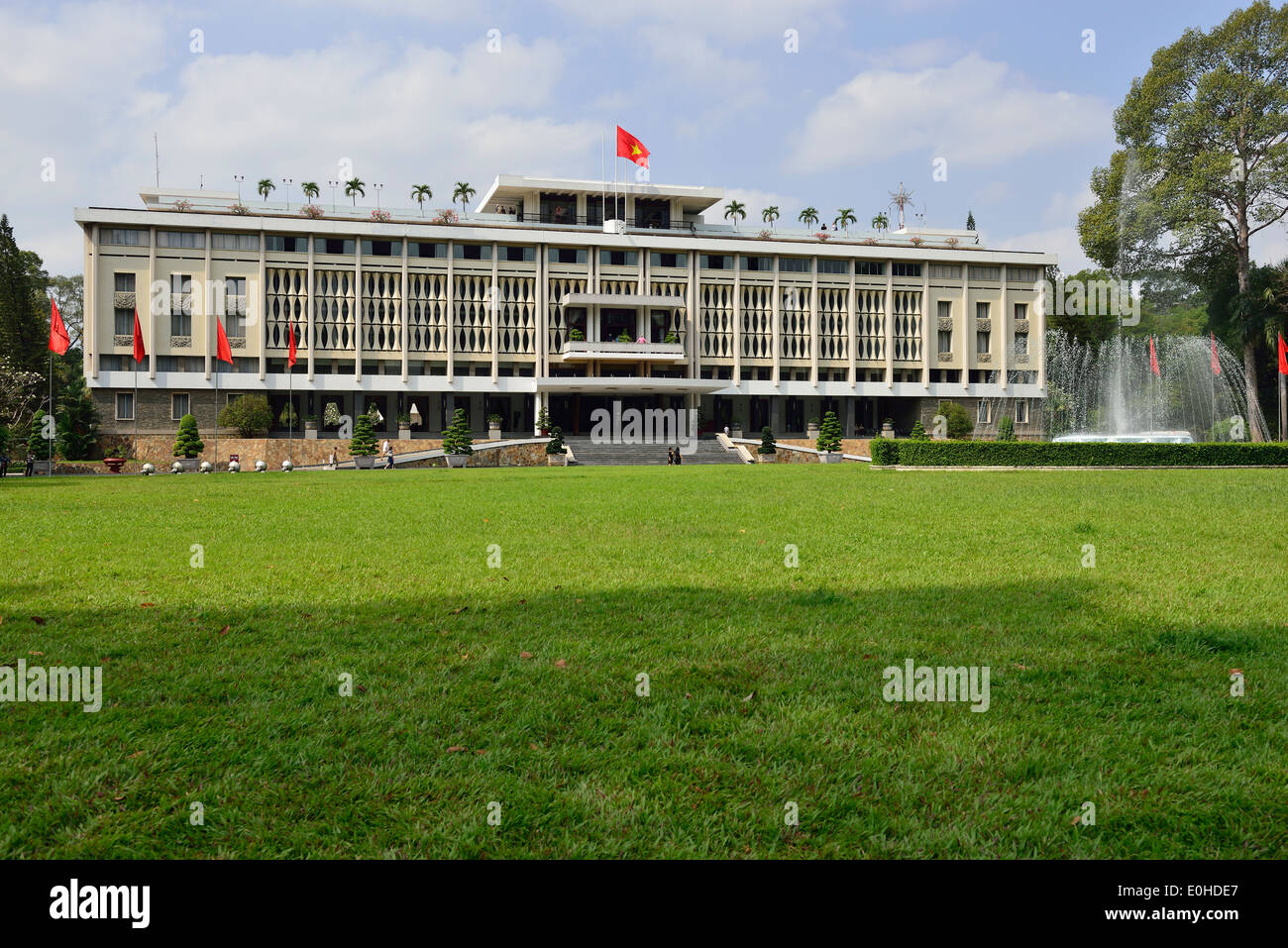 Independence Palace also known as Reunification Palace , built on the site of the former Norodom ...