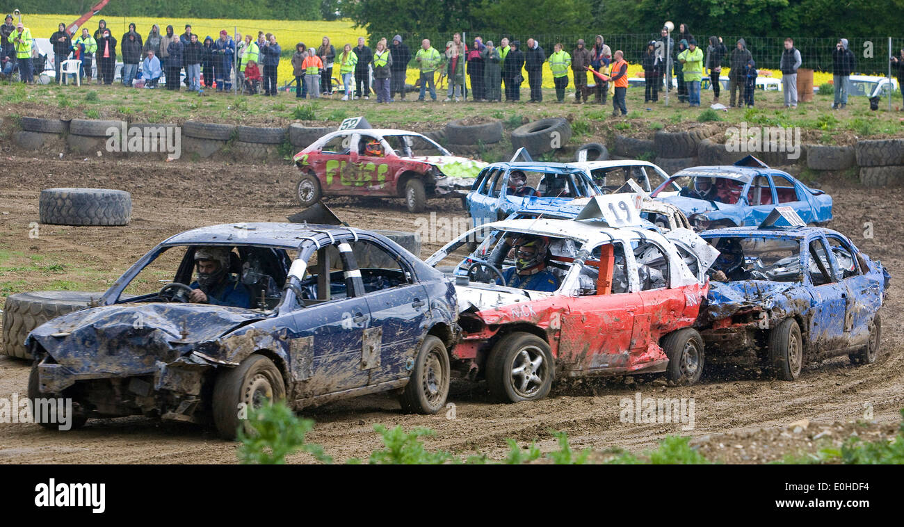 Motorsport : Banger Racing at Stansted Raceway Essex England Stock ...
