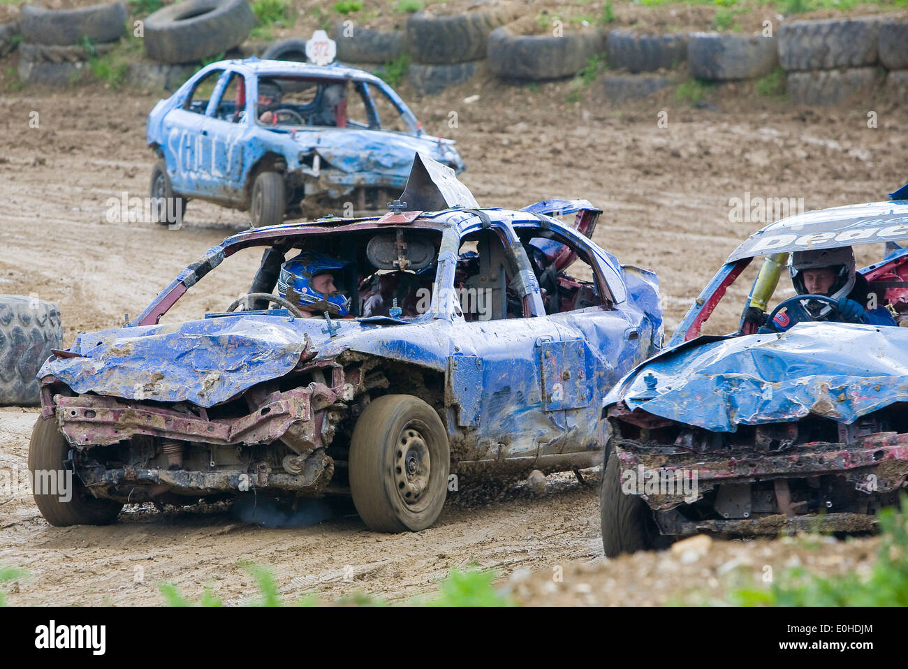 Motorsport : Banger Racing at Stansted Raceway Essex England Stock ...