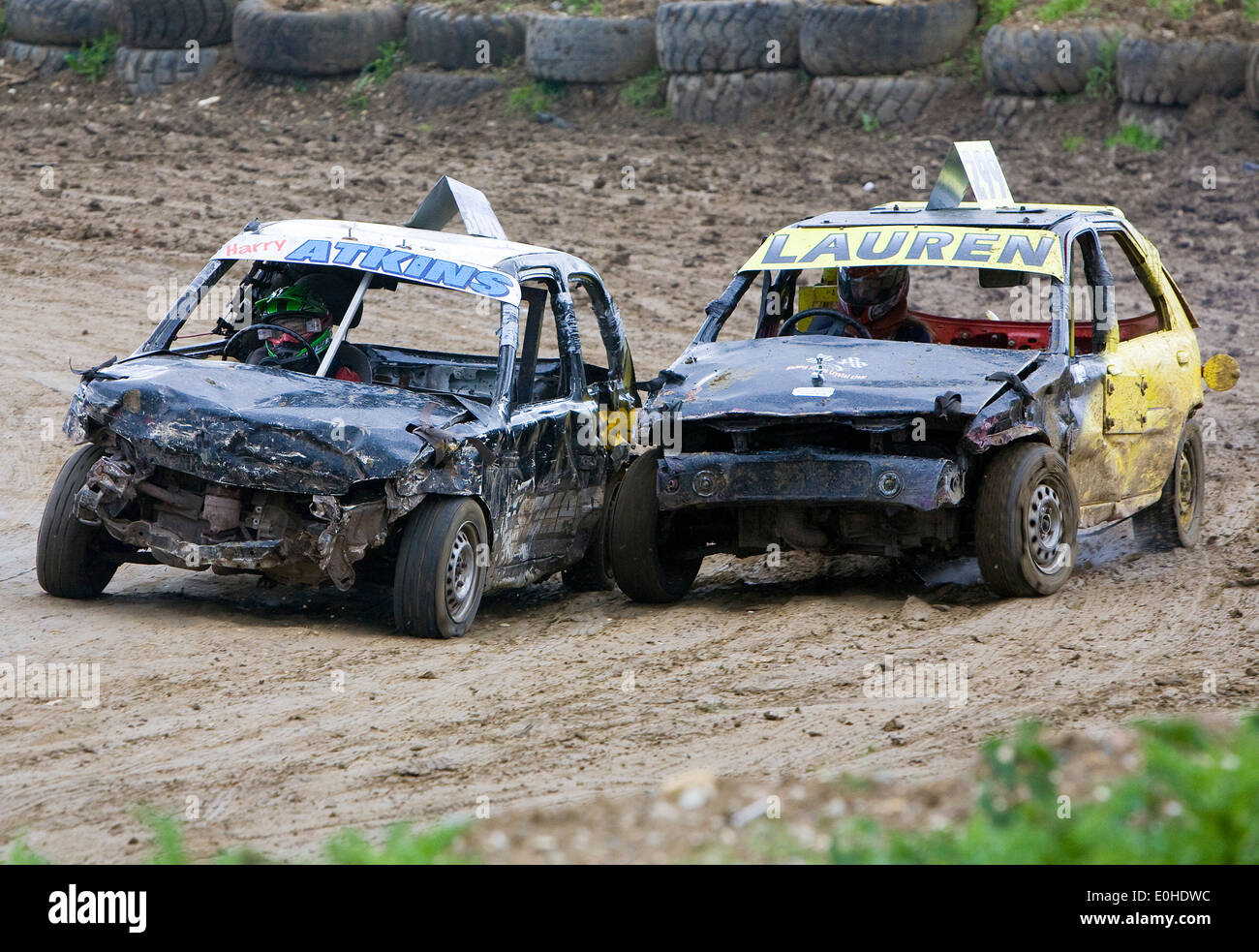 Stansted raceway banger racing hi-res stock photography and images - Alamy