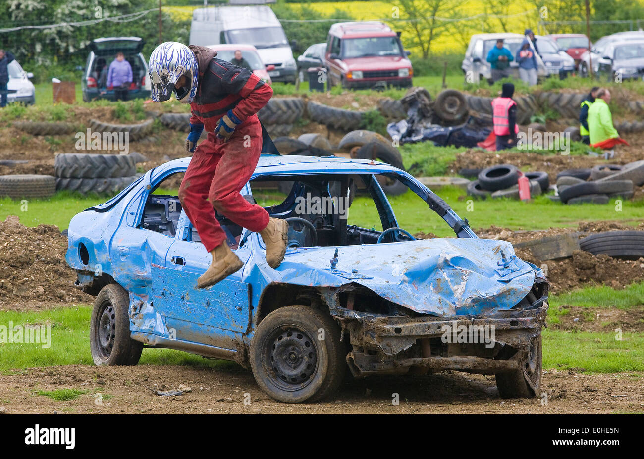 Motorsport : Banger Racing at Stansted Raceway Essex England Stock ...