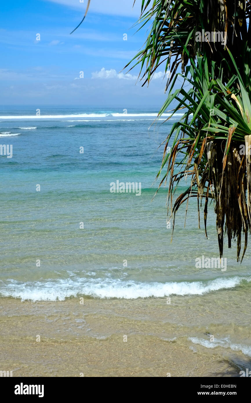 the beach and sea at balekambang east java indonesia Stock Photo - Alamy