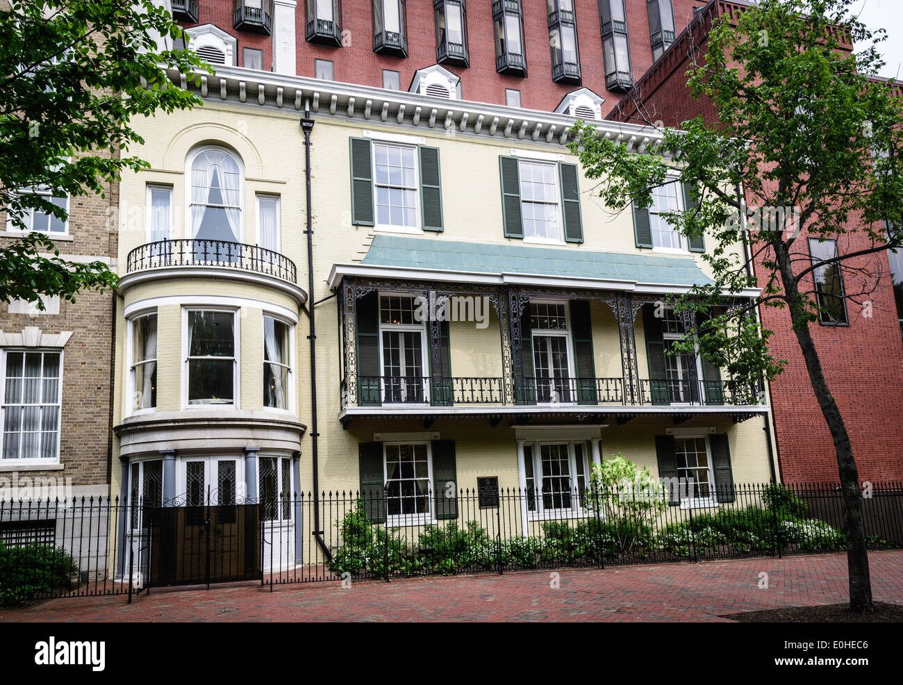 Benjamin Ogle Tayloe House, Madison Place NW, Washington, DC Stock ...