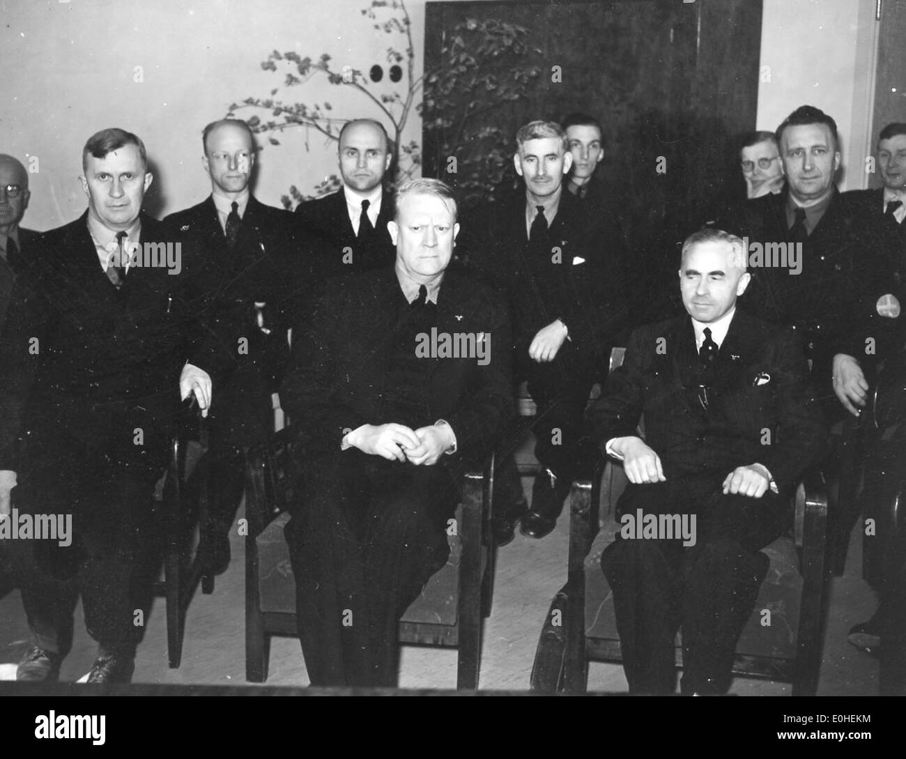 A historical photograph documenting Vidkun Quisling, a controversial ...
