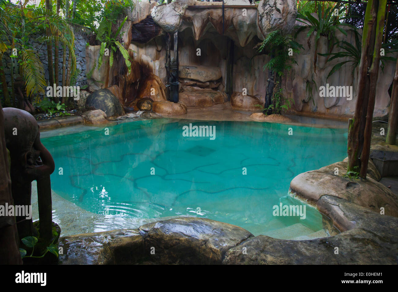 The swimming pool at SECRET SANCTUARY which is an eclectic ecolodge ibn ...