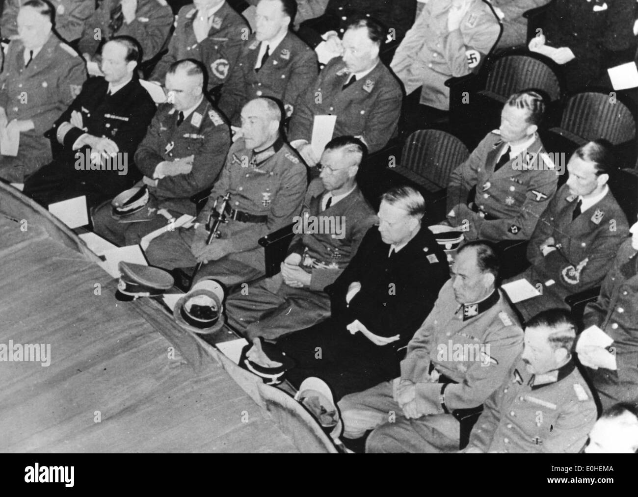 This photograph shows Terboven and Quisling, two prominent figures in ...