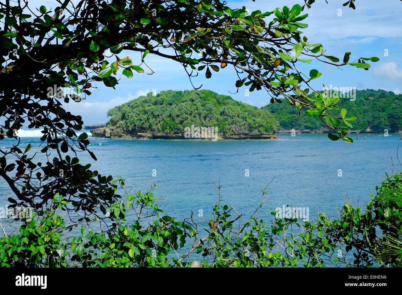 Popular beach at east java hi-res stock photography and images - Alamy
