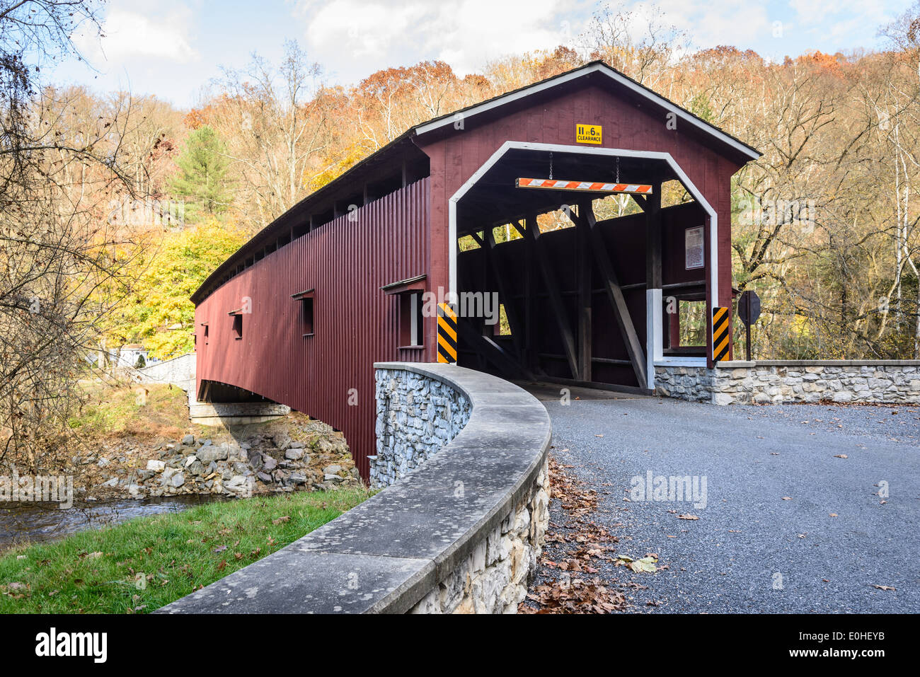 Colemanville Covered Bridge (aka Martic Forge Bridge), Fox Hollow Road ...