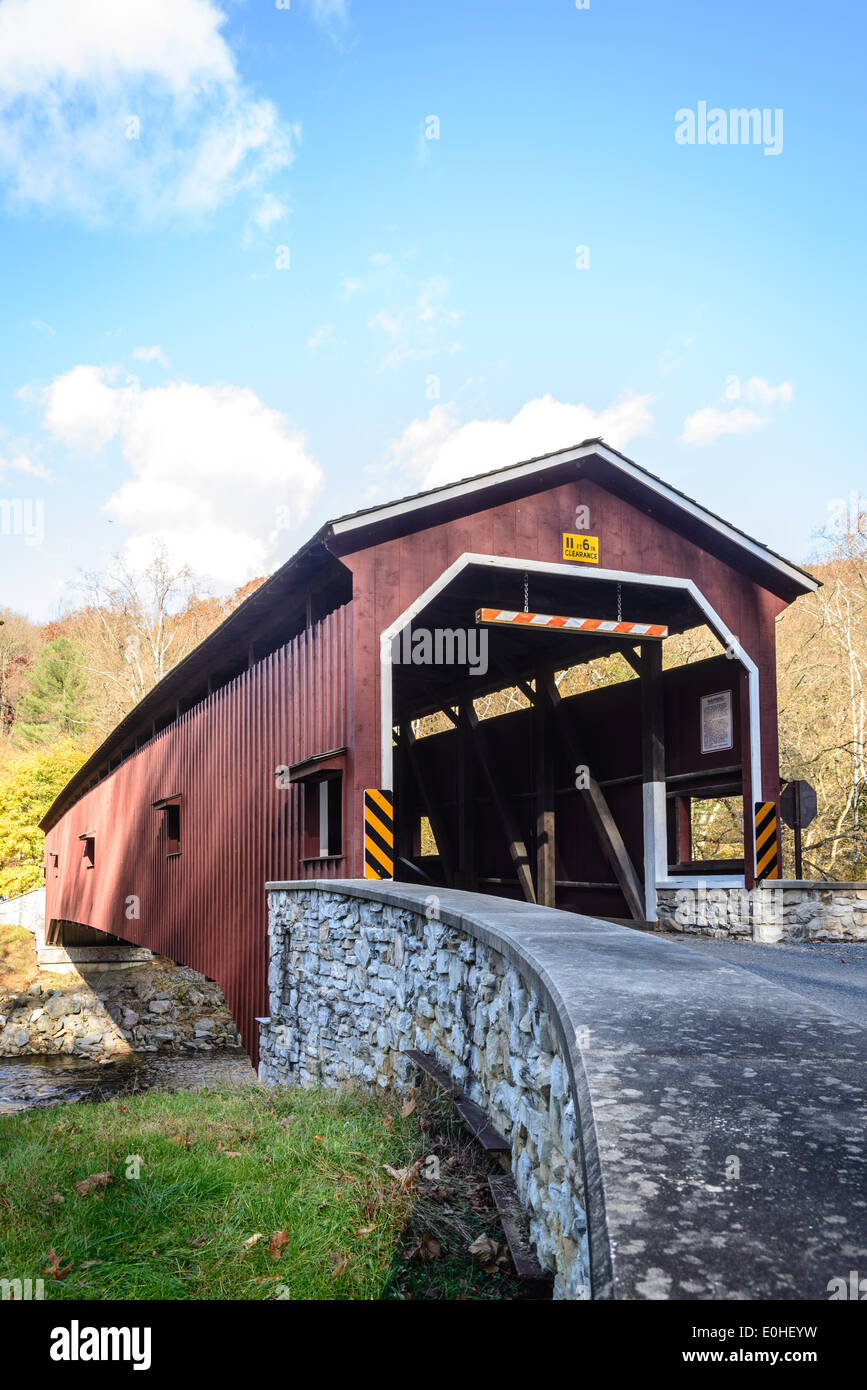 Colemanville Covered Bridge (aka Martic Forge Bridge), Fox Hollow Road ...