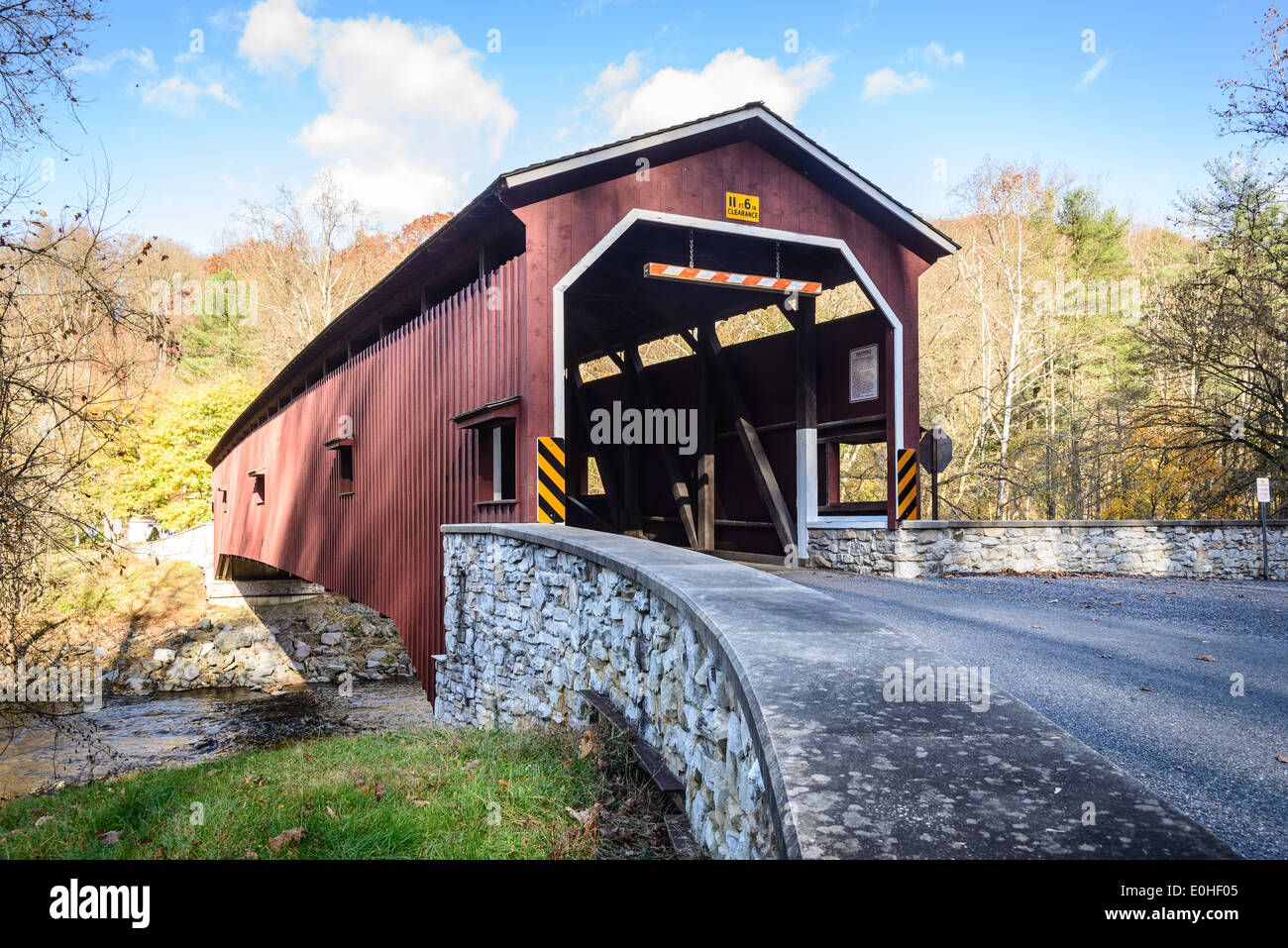 Colemanville Covered Bridge (aka Martic Forge Bridge), Fox Hollow Road ...