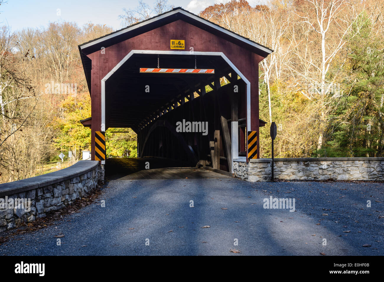 Colemanville Covered Bridge (aka Martic Forge Bridge), Fox Hollow Road ...