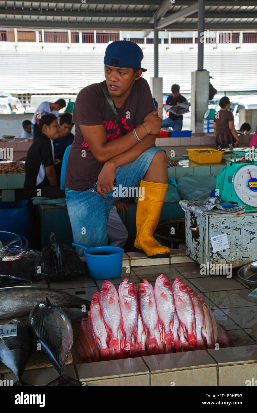 Sabah fish market kota kinabalu hi-res stock photography and images - Alamy