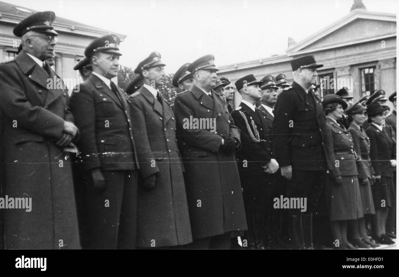 The 8th Party Congress of the Nasjonal Samling, featuring a parade on ...
