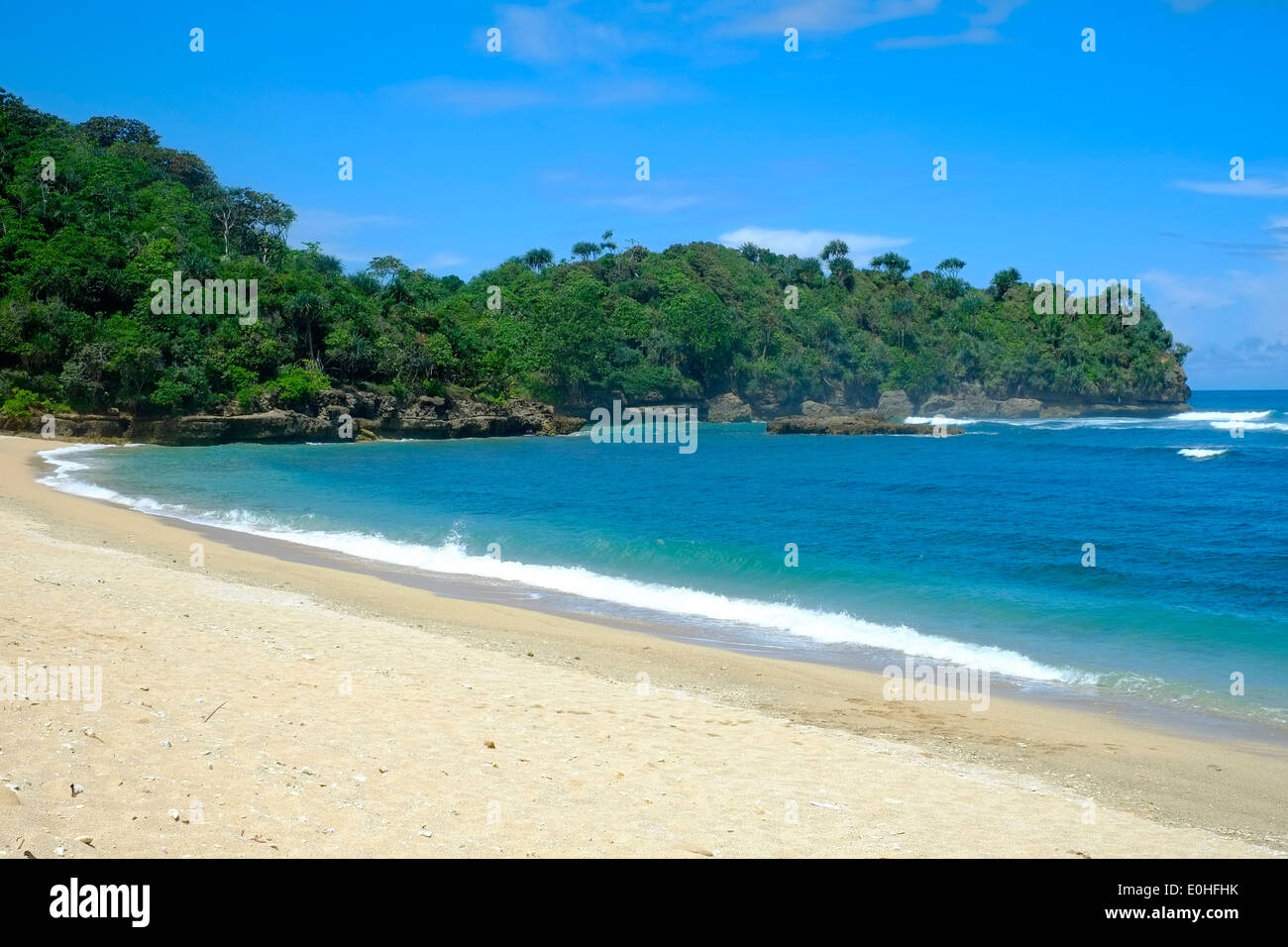 Popular beach at east java hi-res stock photography and images - Alamy