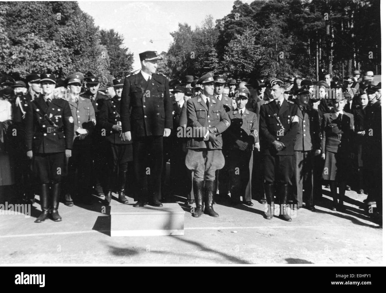 This 1942 photograph from Sarpsborg depicts the Norwegian city during ...