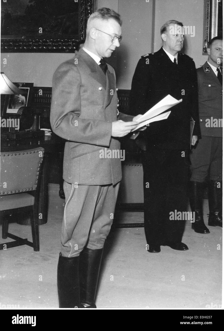 A historical photograph captures the signing of the Norwegian ...