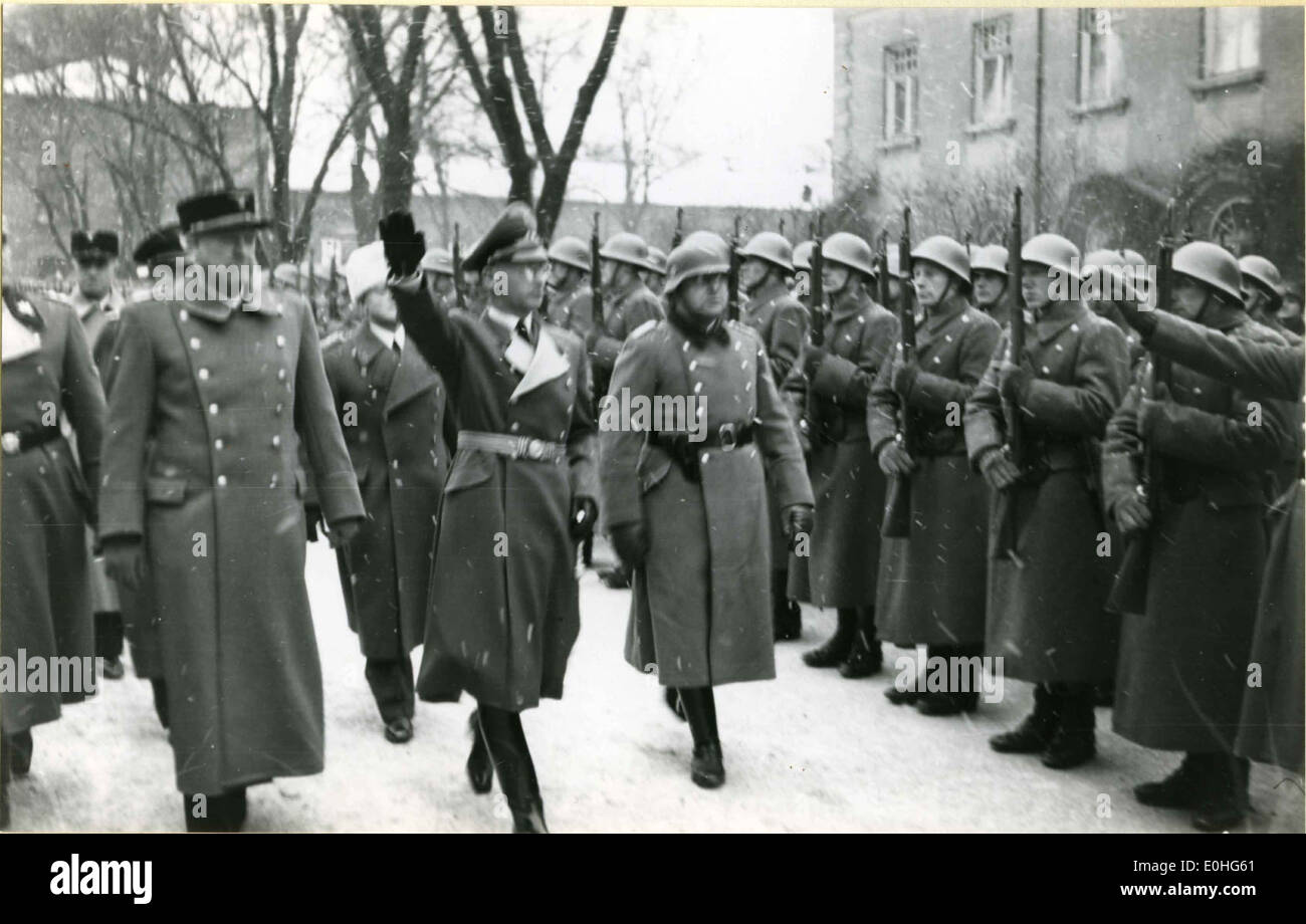 This historical image shows Vidkun Quisling, Josef Terboven, and ...