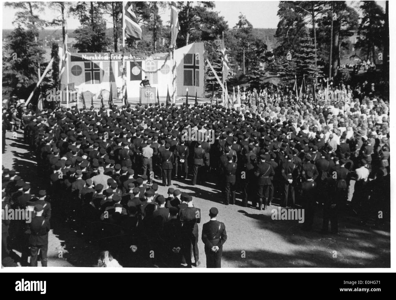 German nazi propaganda occupied Black and White Stock Photos & Images ...