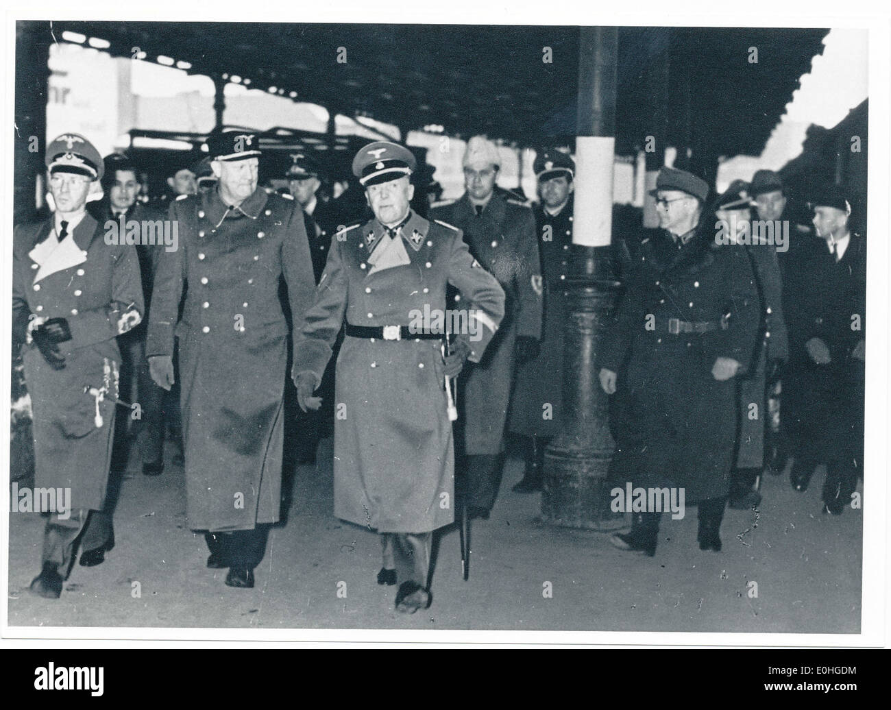 This photograph shows Vidkun Quisling in Berlin in 1942 during World ...