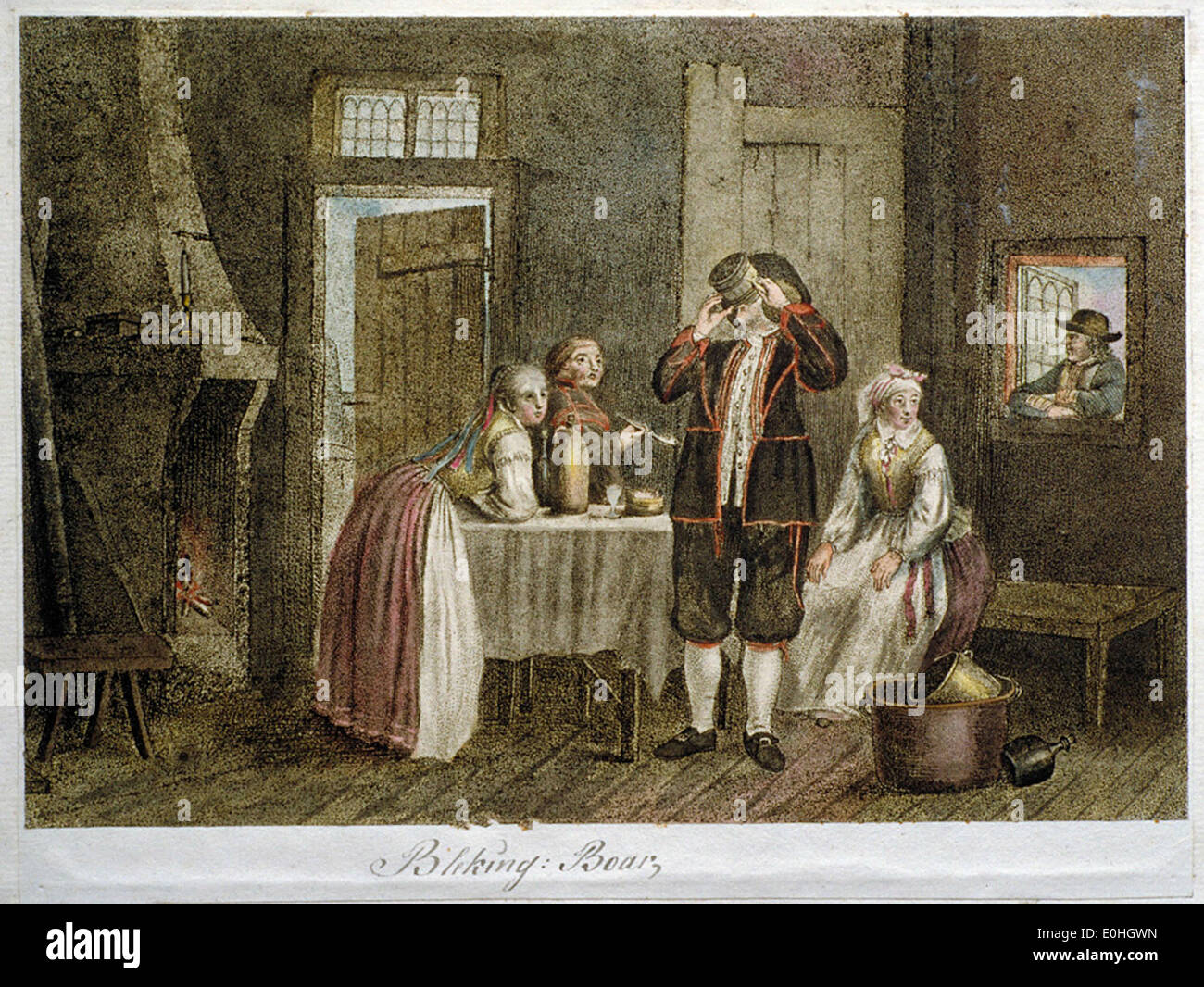 This photograph depicts people from Blekinge, Sweden, showcasing the ...