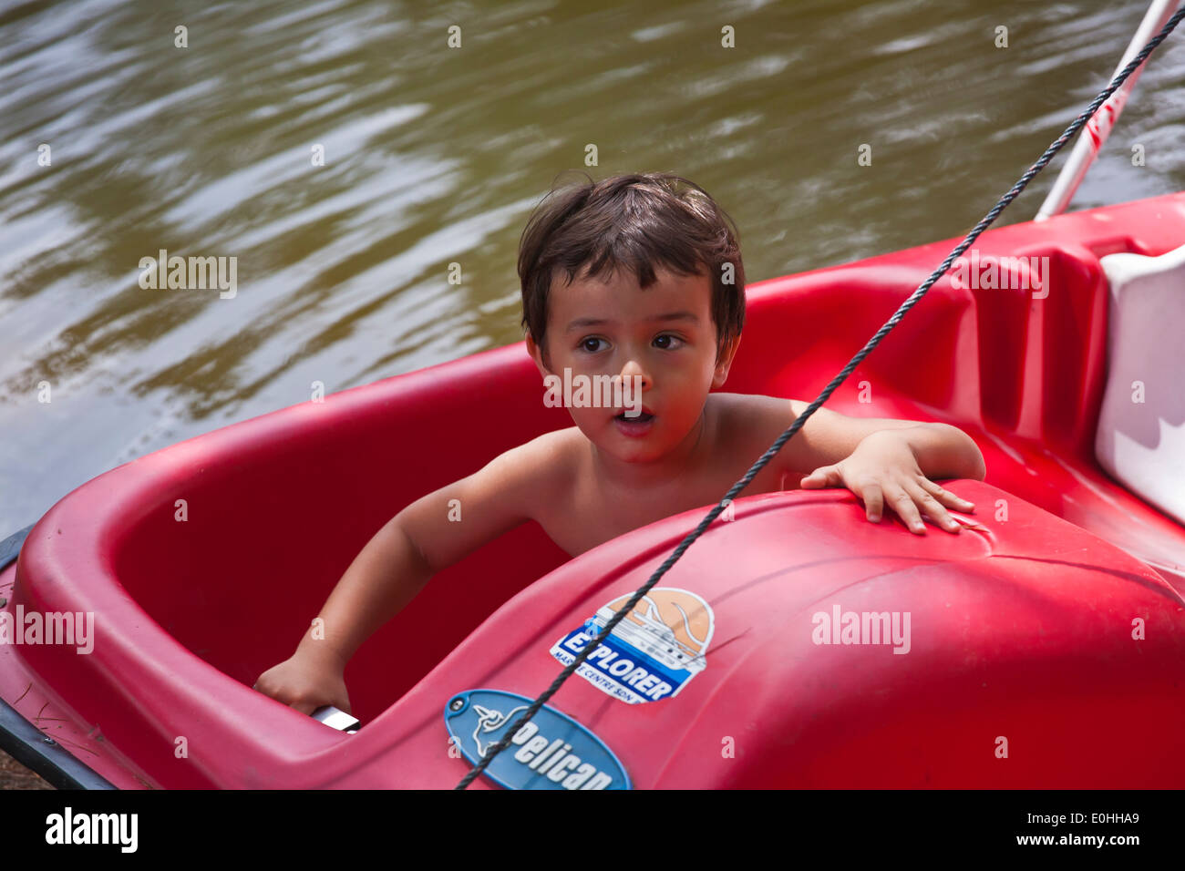 Vajra Lovell Garrett at a recreational lake at the RAINFOREST DISCOVERY ...