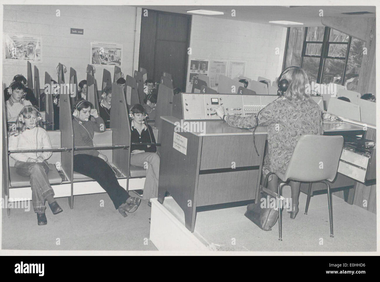 This image shows the language labs at the NIHE (National Institute of ...