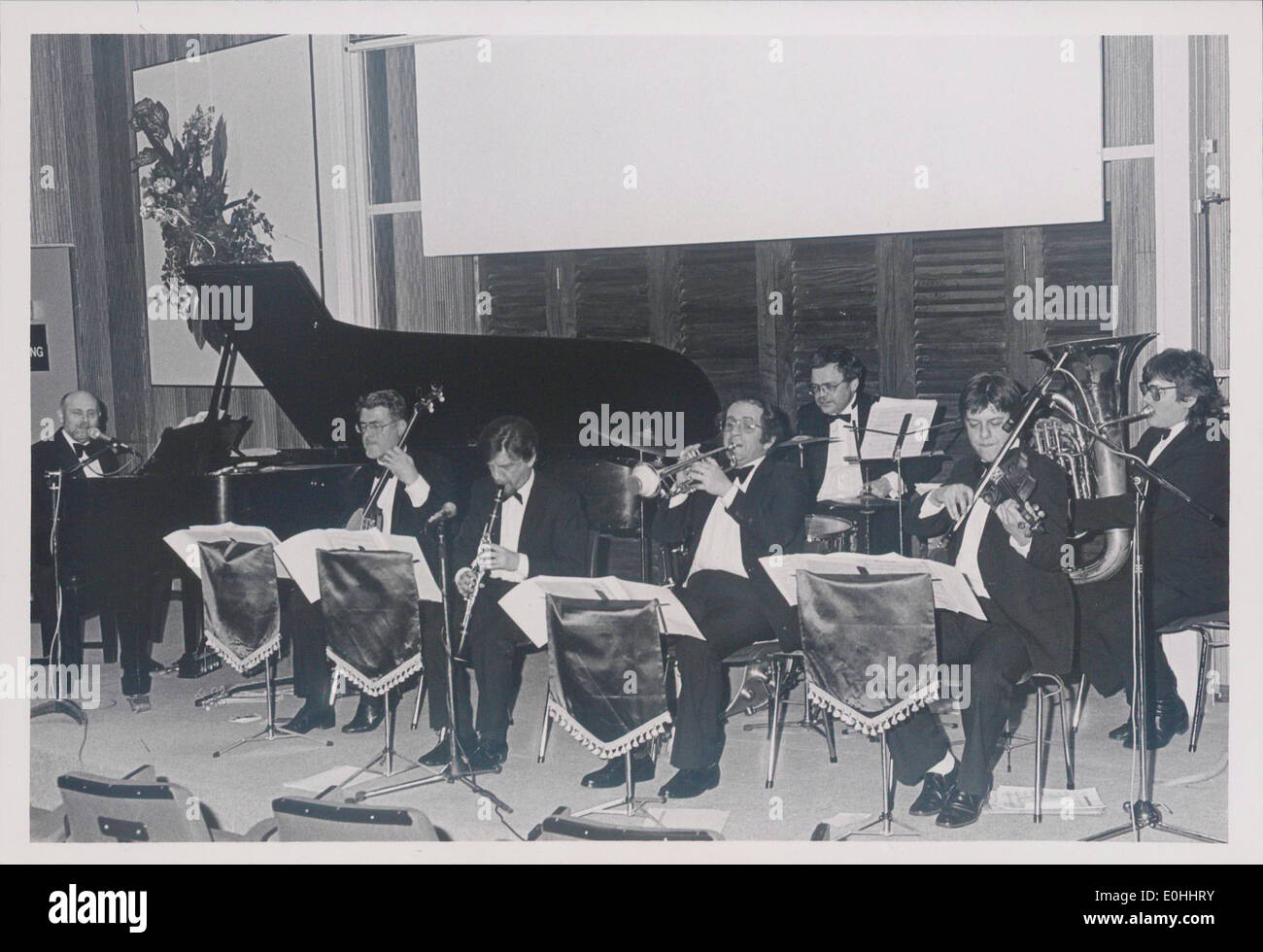 Keith Nicholls and his ragtime orchestra performed at the 1987 Plassey ...